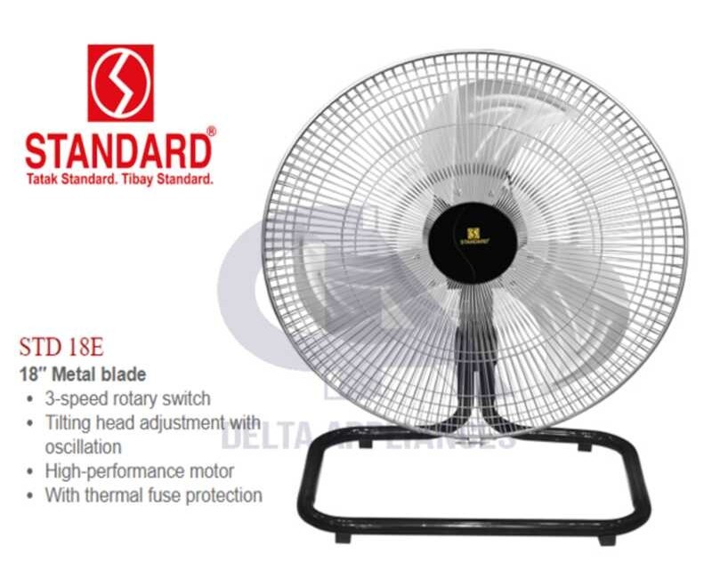 Standard STD 18E High Performance Floor Fan | Shopee Philippines