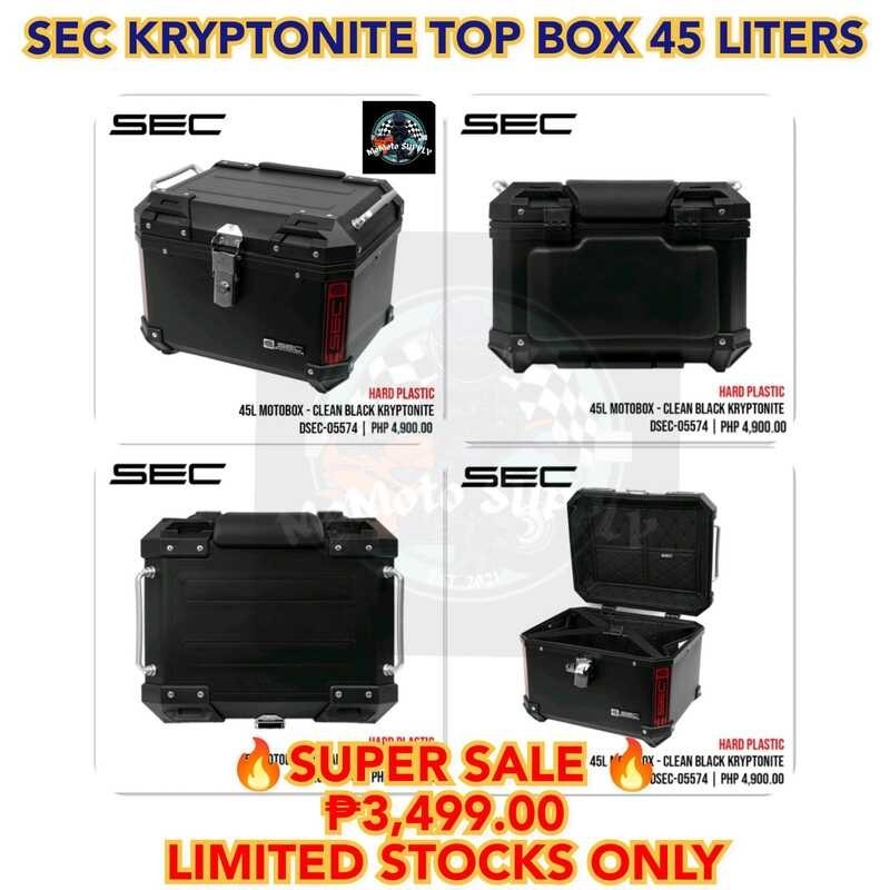 SK CRYPTONITE SEC TOP BOX 45 LITERS HARD PLASTIC (Universal) | Shopee ...