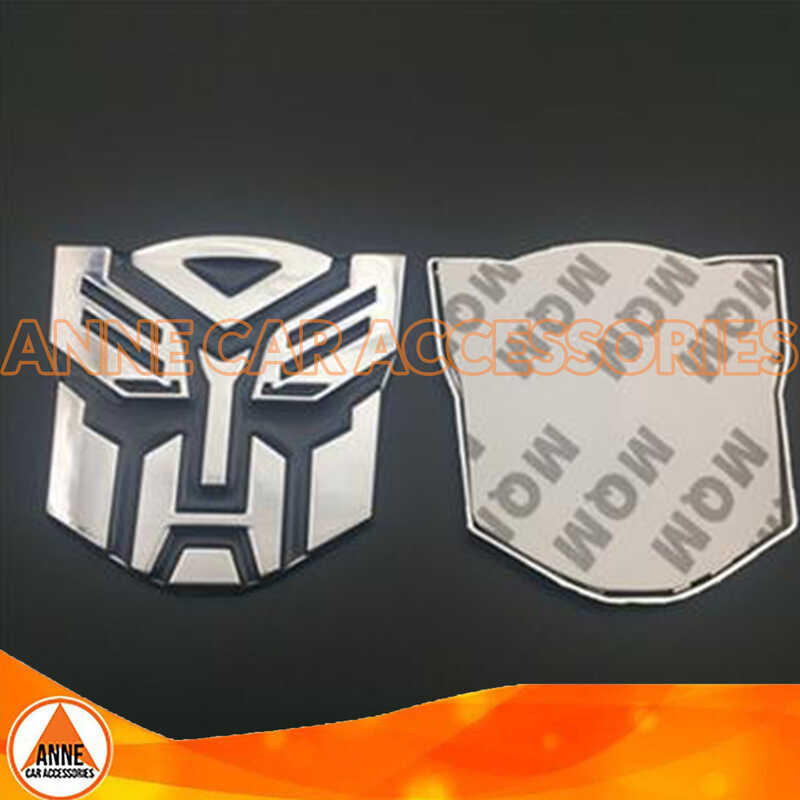 Metal 3D Elegant Small Transformer Emblem Sticker Sier Para Sa ...