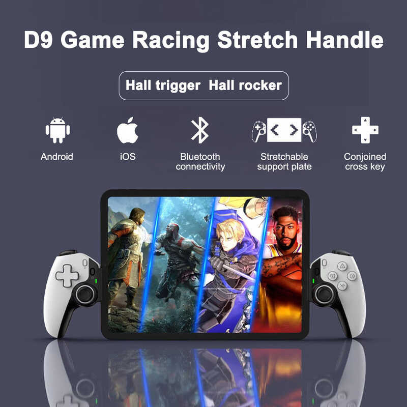 D9 Mobile Game Controller Telescopic Gamepad Para Sa Android IOS Ps3 ...