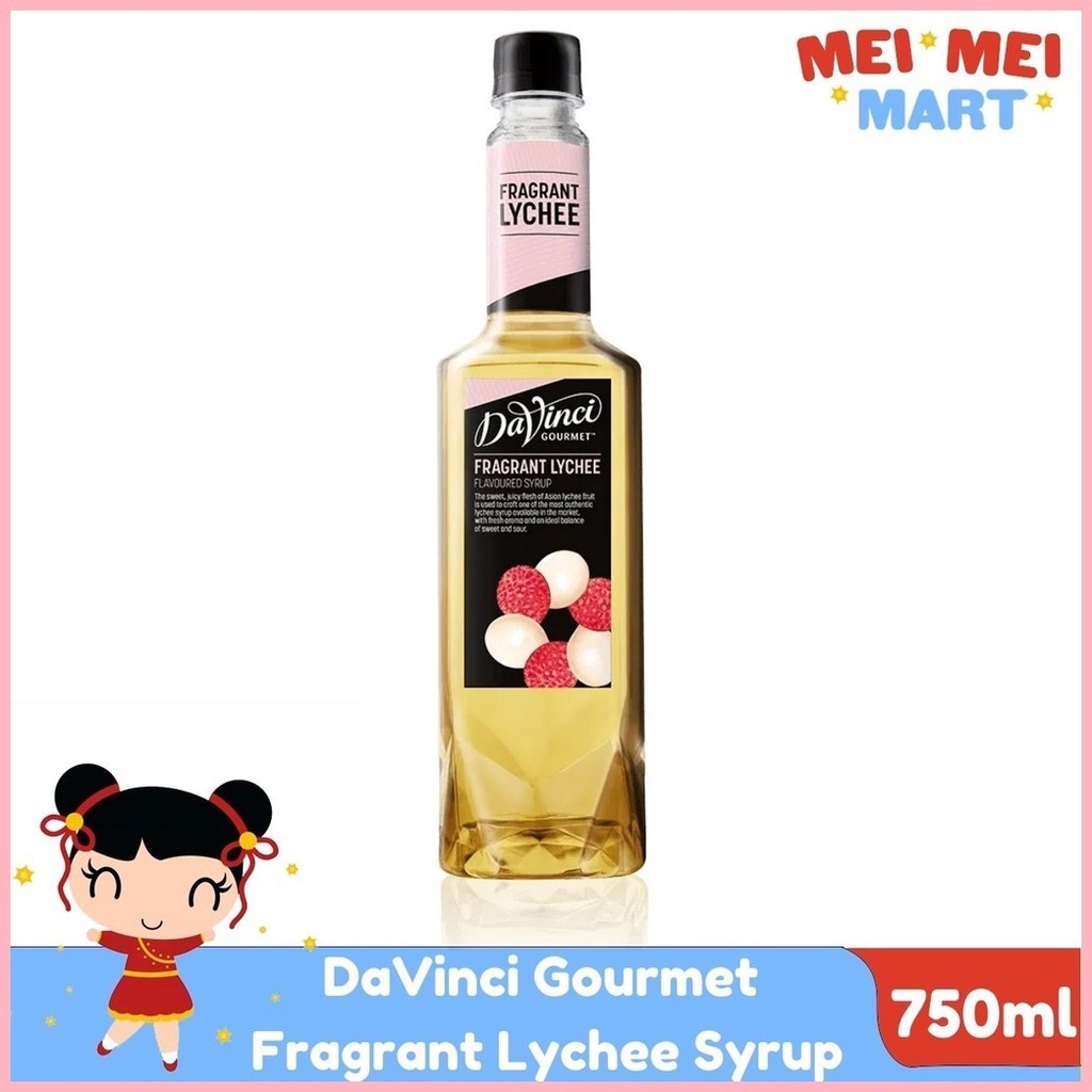 ♂ DaVinci Gourmet Fragrant Lychee Syrup 750ml | Shopee Philippines