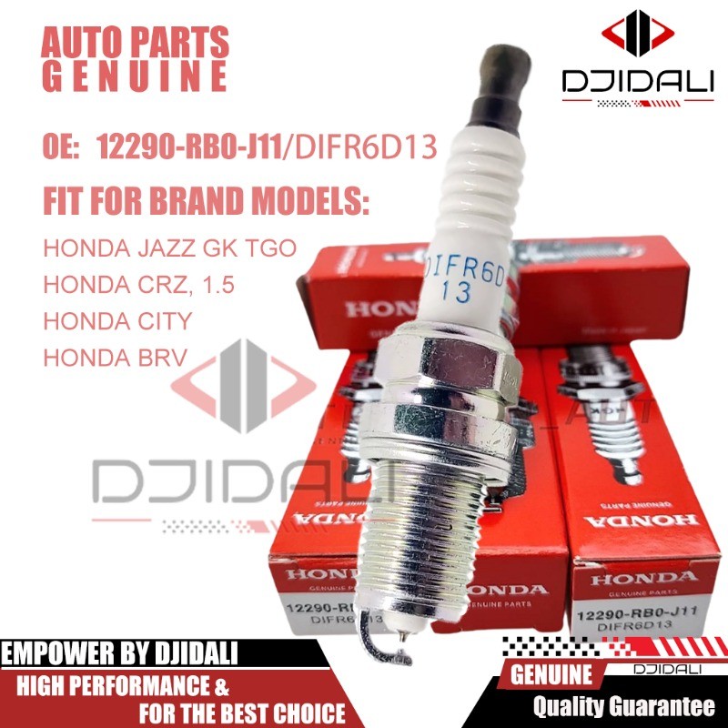 4PCS DIFR6D13 Spark Plug Honda City GM6 Jazz GK CRZ BRV NGK IRIDIUM TT /12290-RB0-J11 | Shopee ...