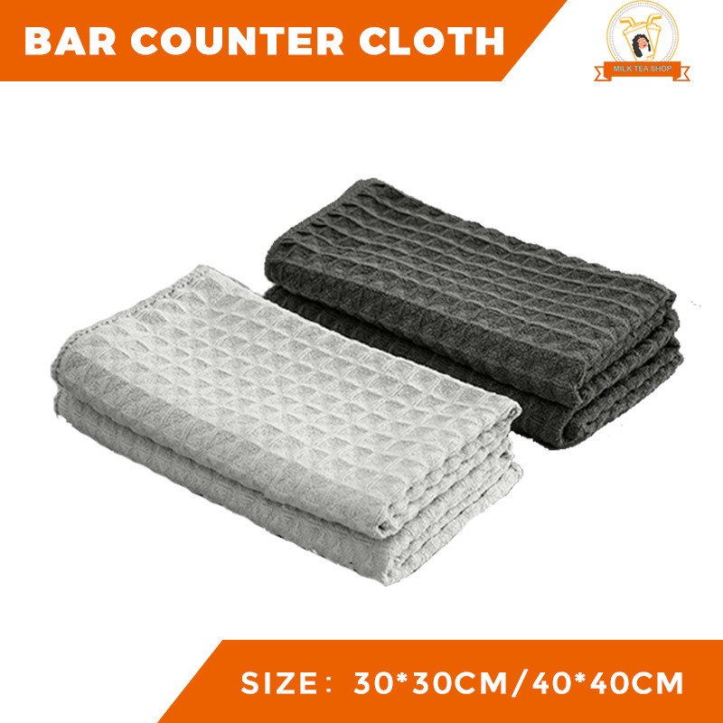 Barista Towel Rag Cafe Cleaning Towel Bar Counter Square Towel coffee ...