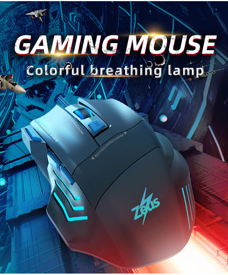 Zeus M-330 High Speed Gaming Mouse 7-button mouse | Shopee Philippines