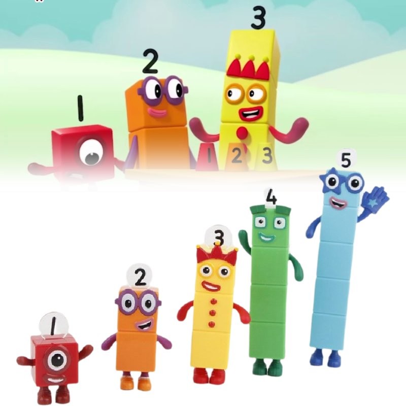 Numberblocks Cube Small Figures Pvc Transformable Characters ...