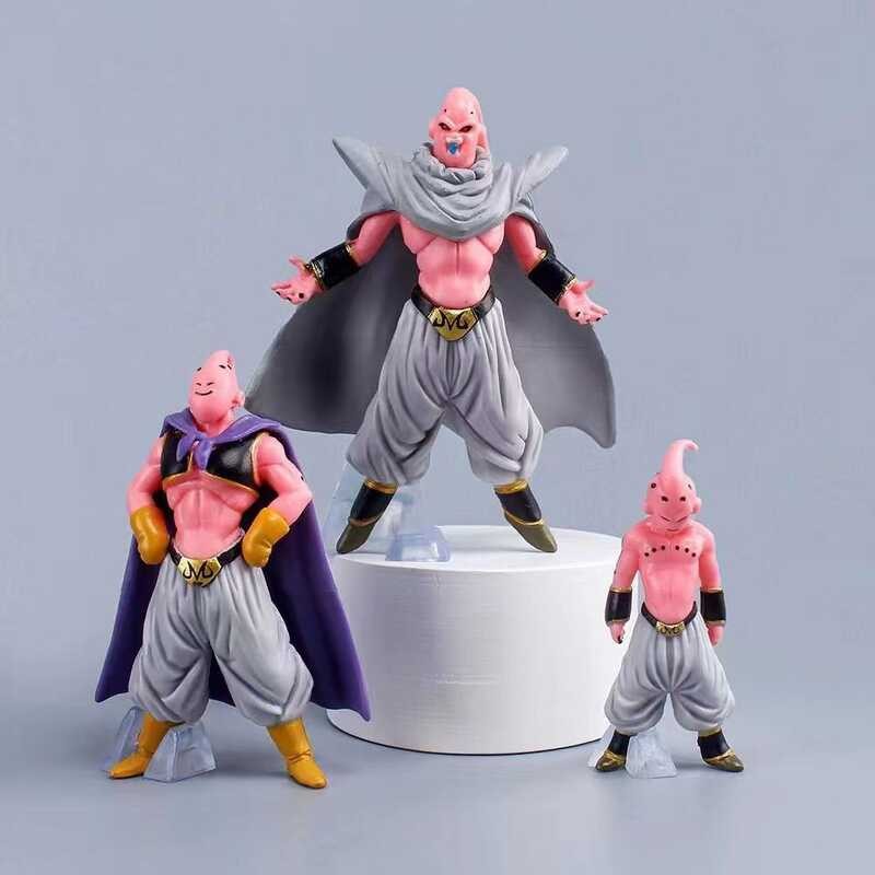 3 Random 1Pcs Anime Dragon Ball Z Figure Min Fat Buu PVC Action Figures ...