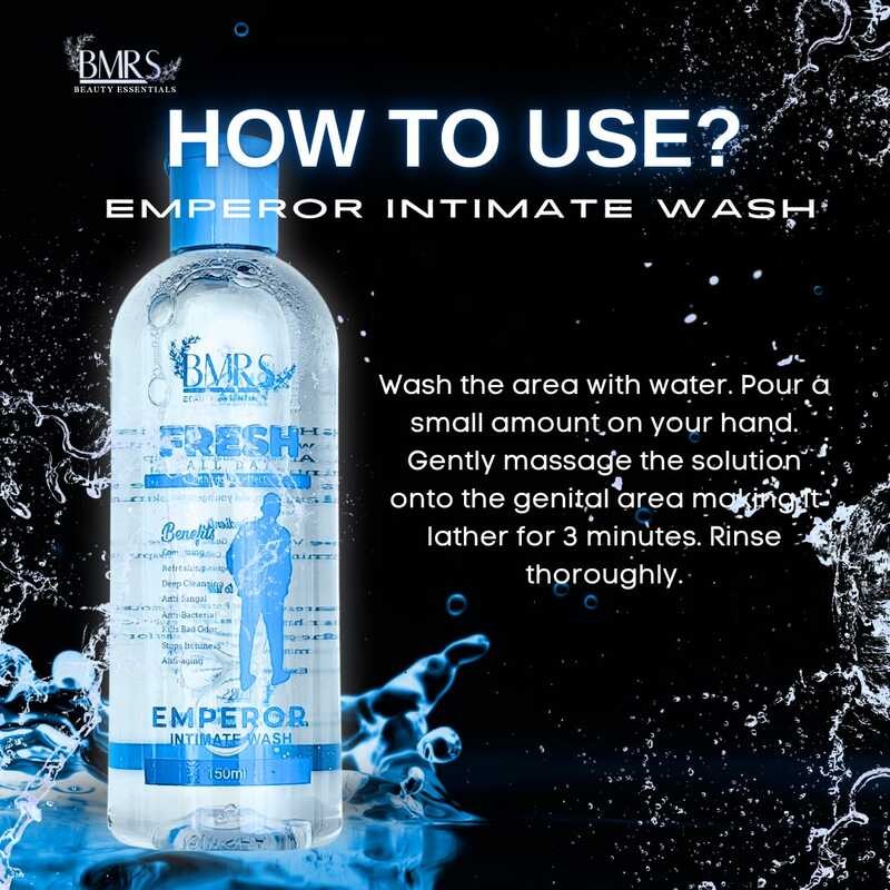 BMRS FRESH ALL DAY INTIMATE WASH EMPEROR ENERGIZING DEEP CLEANSING ...
