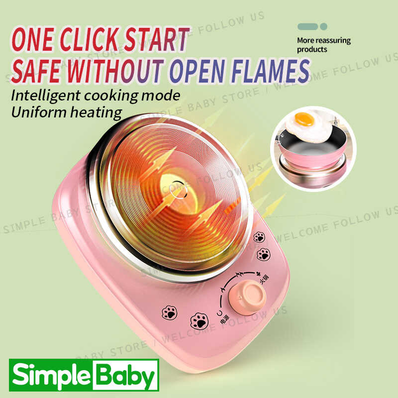 Mini Real Cookware Toys Kids Kitchen Toy Set With Cooktop Toddler ...