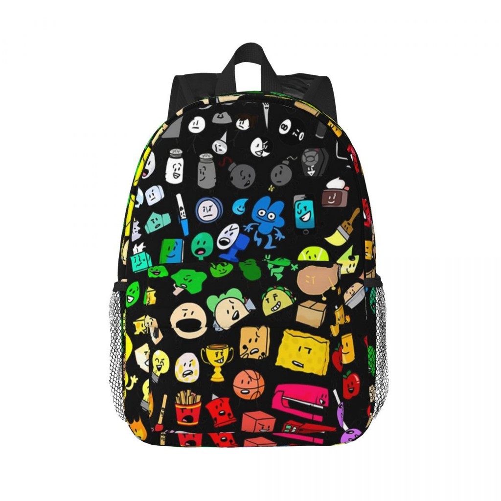 Classic BFDI Inanimate Insanity All Characters Backpac Teenager Bookbag ...