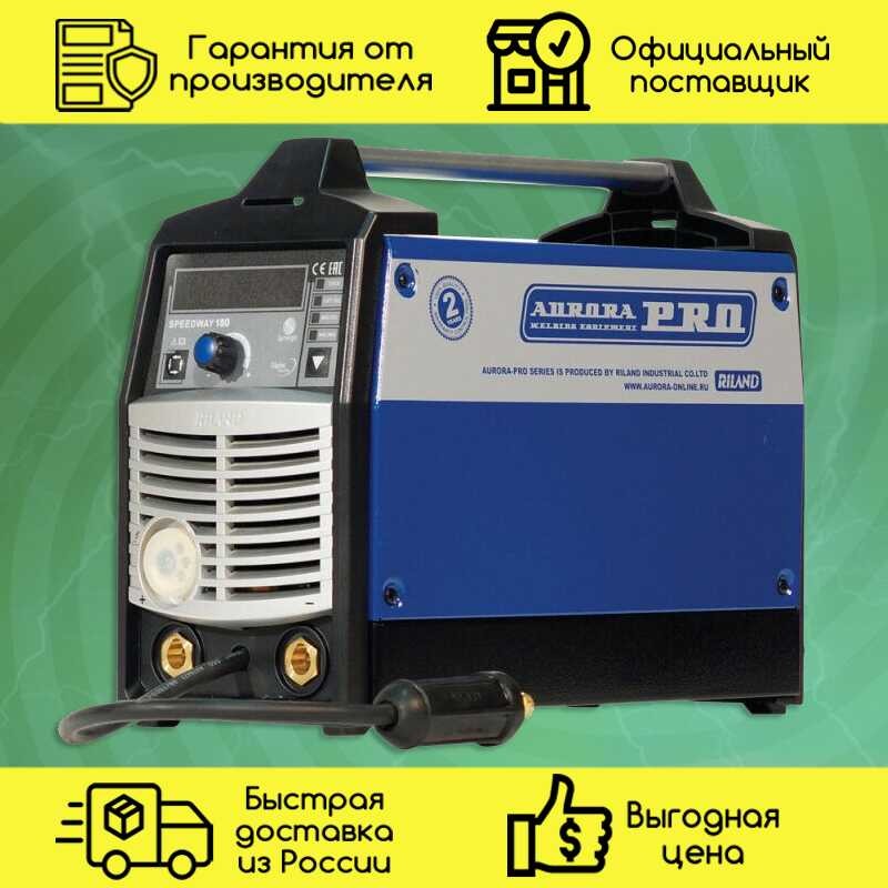 Aorapro SPEEDWAY 180 SYNERGIC (Mig/Mag/Mma/Tig) 220B/180A, Manual Arc ...