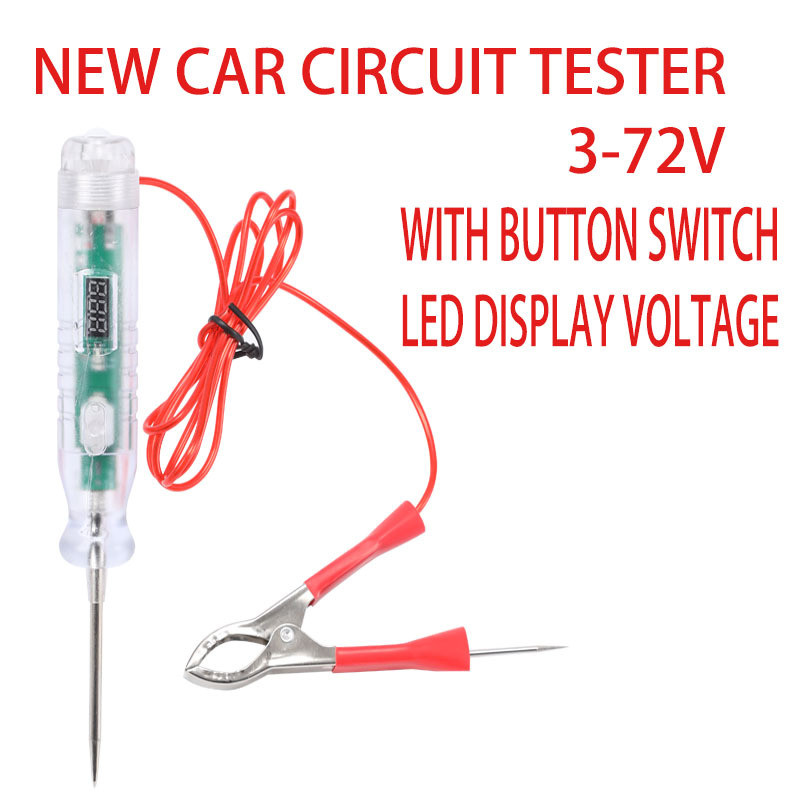 New Two-way Digital Display Test Light Car Circuit Tester Test Pen 3V ...