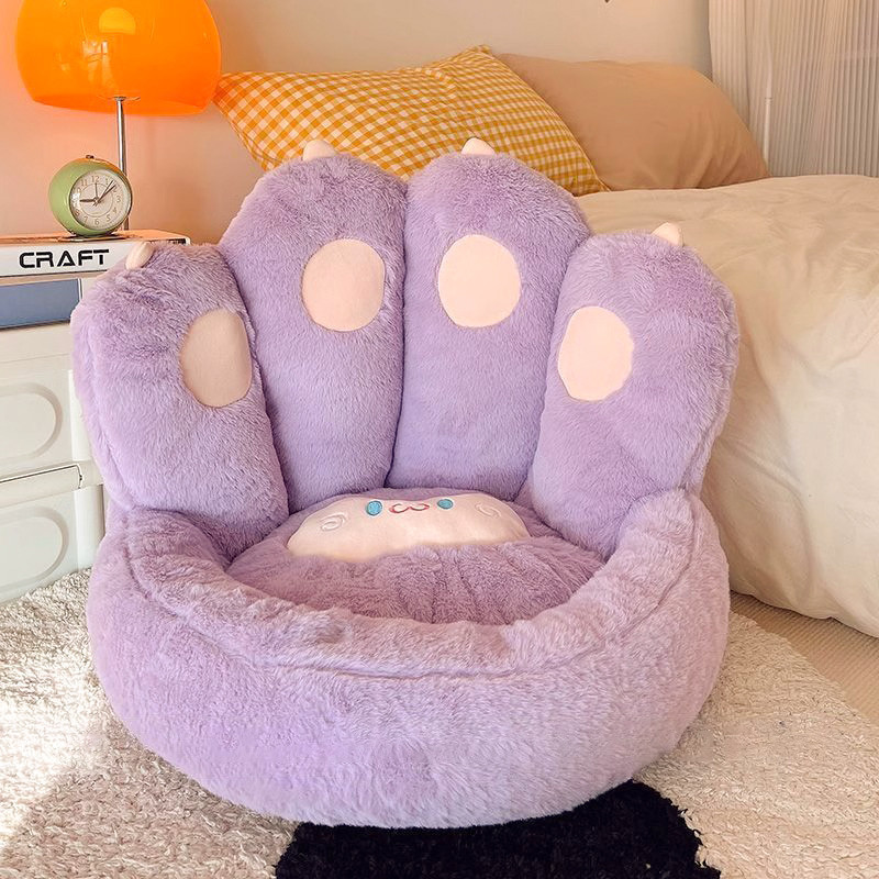 Cute Cat's Paw Sofa Soft Plush Floor Sitting Chair Home Furnishings ...