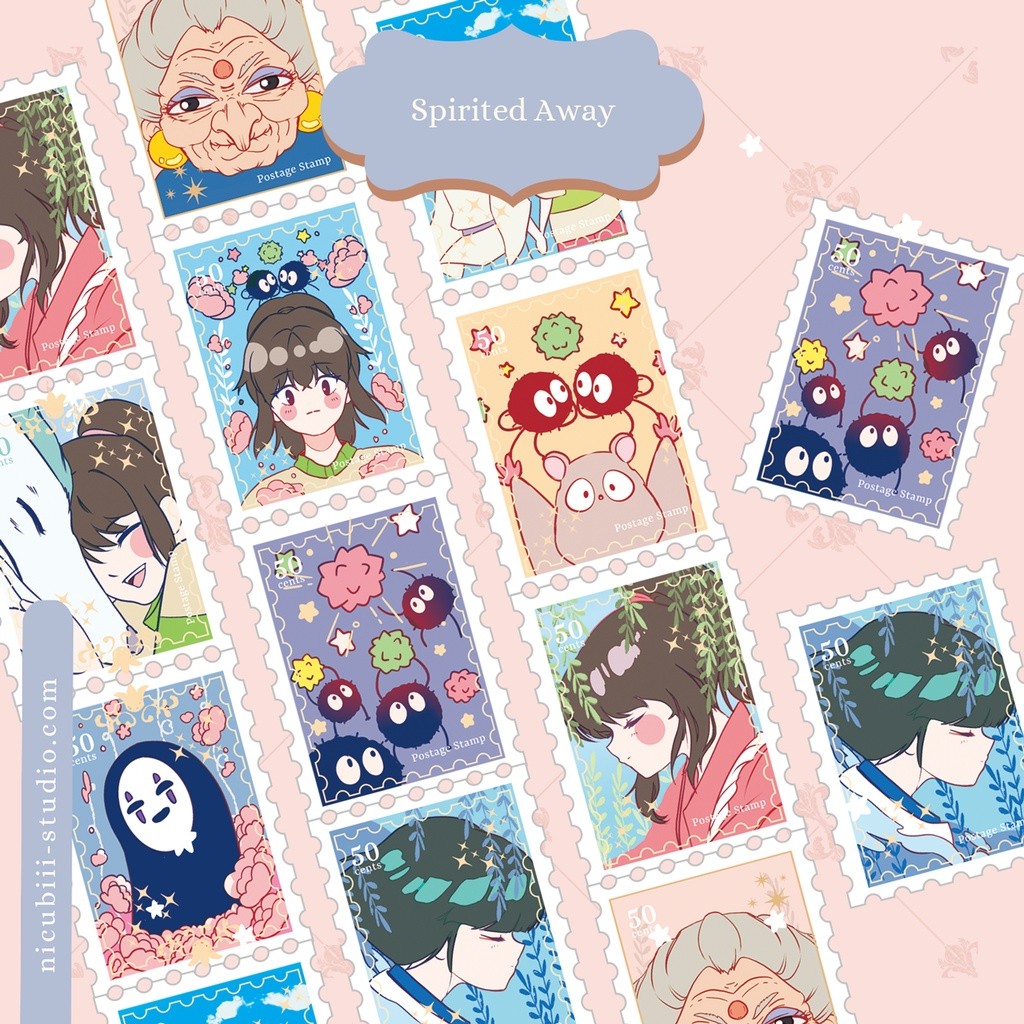 Spirited Away Studio Ghibli Stamp Washi Tape | Shopee Philippines