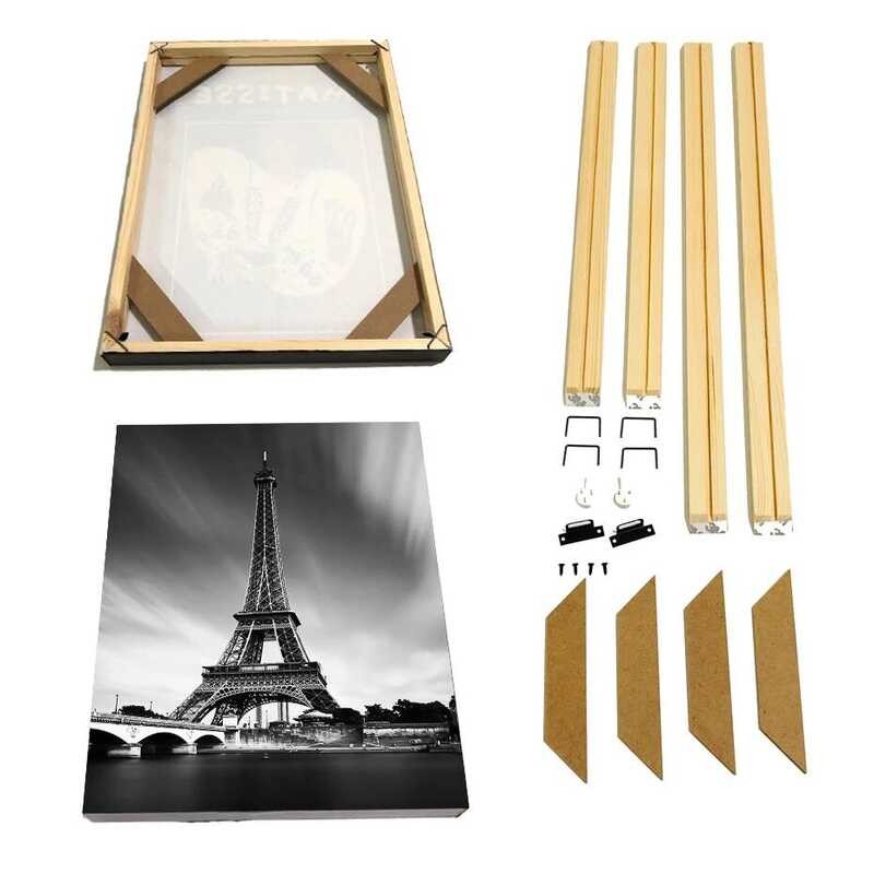 Natural Wood ⭐Aaaaa Frame For Wall Canvas, Oil Painting, Large Size ...
