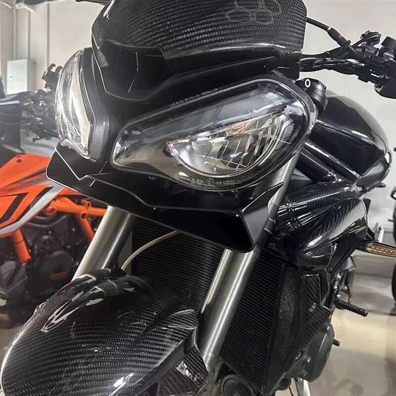 A Efficient Motorcycle Front Lip Fixed Wing Fairing Spoilers Kit For ...