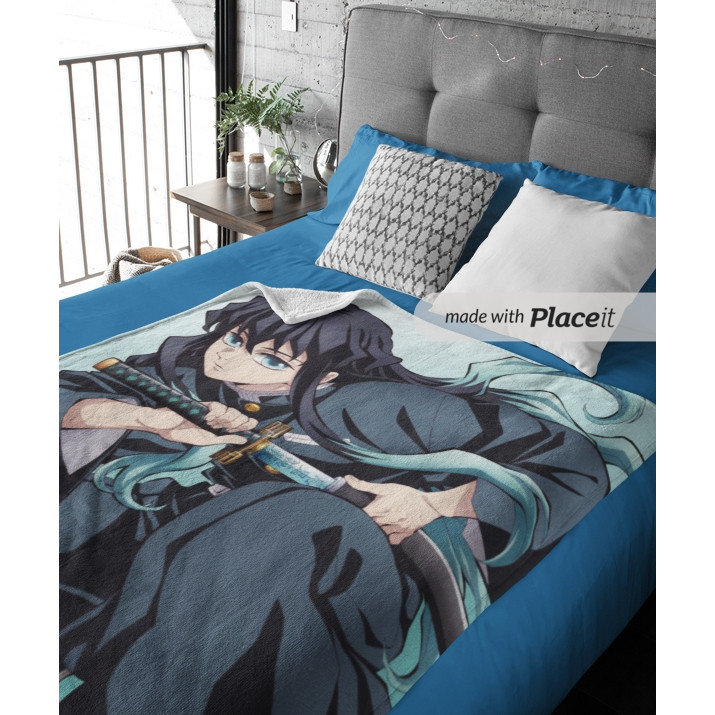 Kimetsu no yaiba muichiro anime Blanket can customize picture / order ...