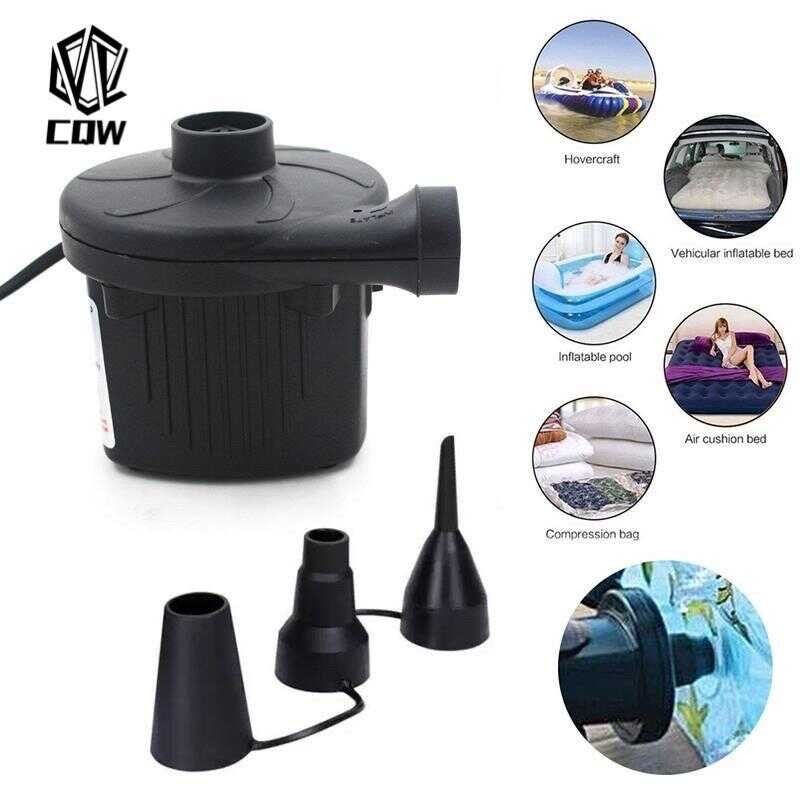 CSY Electric Air Pump Home Inflate Deflate For Air Mattress Swimming ...