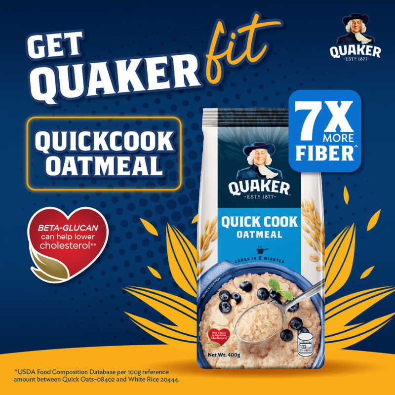 Quaker Quick Cooking Oatmeal 400G | Shopee Philippines