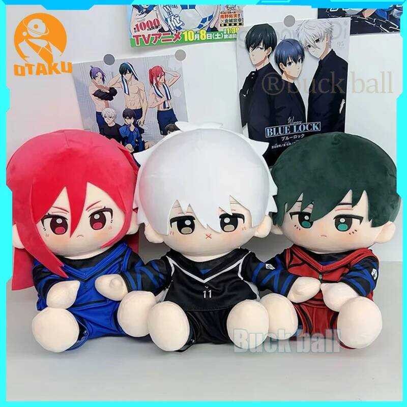 Blue 40Cm Lock Plush Toy Bachira Meguru Plush Cute Cartoon Cotton Doll ...