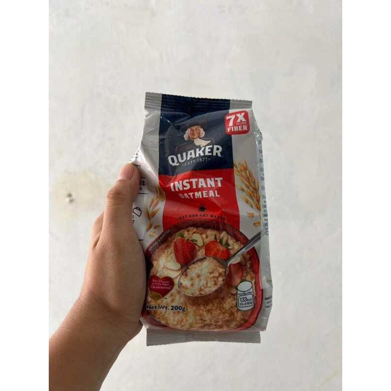 Quaker Oats Instant Oatmeal 200G 0Ce Aa6 | Shopee Philippines