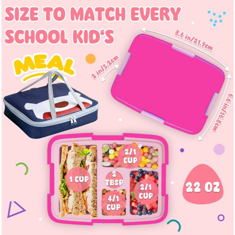 COD Health Lunch Box For Kids Microwave Bento Box Buy 1 Take 1 Lunch ...