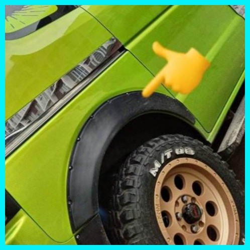 Fender Flare Set for DA63 DA64V DA64W Multicab Transformer Van Every ...