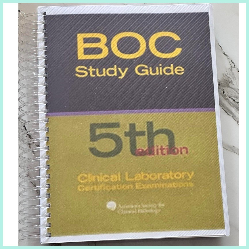 BOC ASCP STUDY GUIDE 5TH EDITION WITH RATIONALE | Shopee Philippines