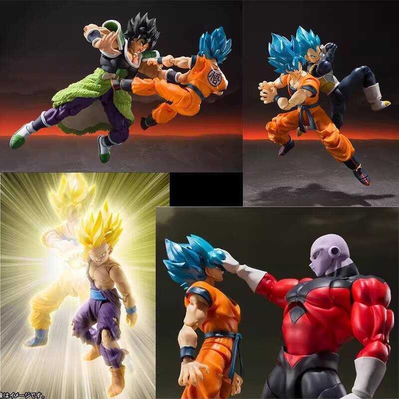 Domestic SHF Dragon Ball Super Action Figures Model Son Goku Vegeta ...