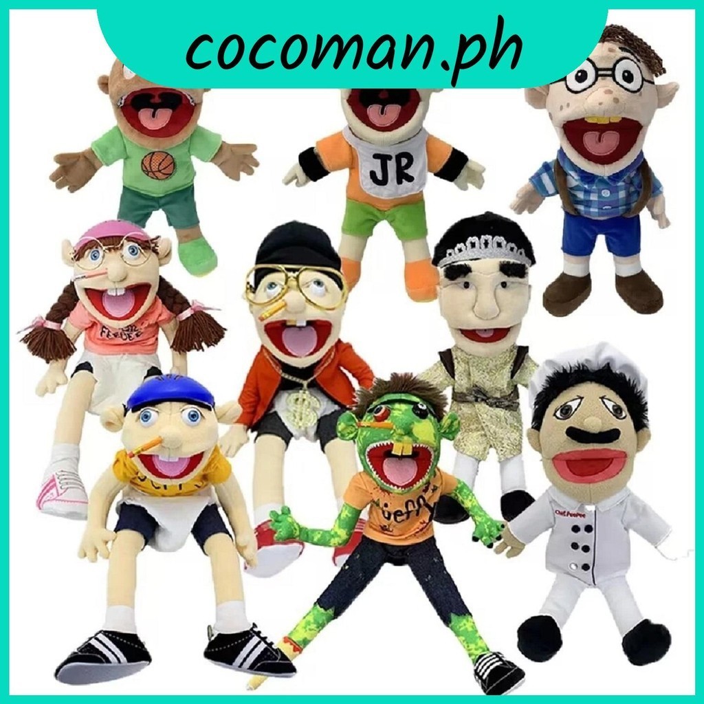 60cm Jeffy Puppet Doll Jeffy Hand Puppet Sml Jeffy Puppet Family Real ...