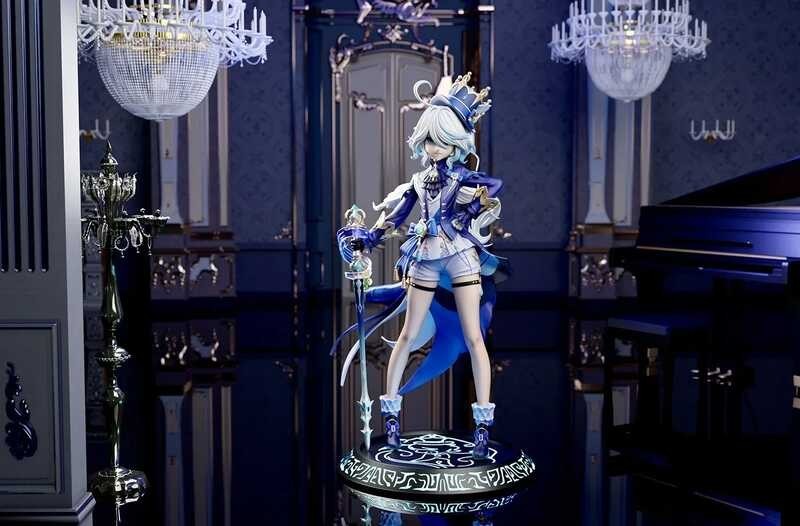31Cm Genshin Φ Impact Anime Figures God Of Water Focalors Furina De ...