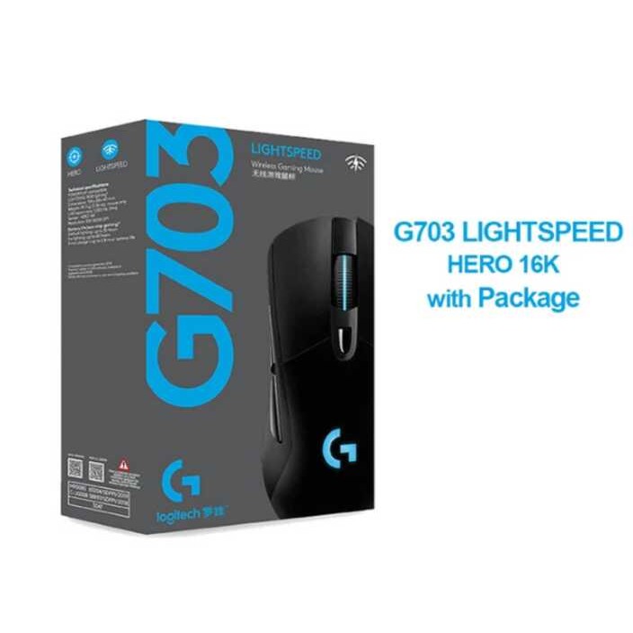 Logitech G703 Wireless Gaming Mouse LIGHTSPEED , With Lightsync, Rgb ...