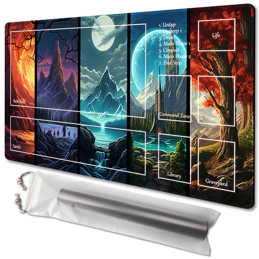 Magical Horizons-Board Game TCG Playmat Table Mat Game Size 60X35 CM ...