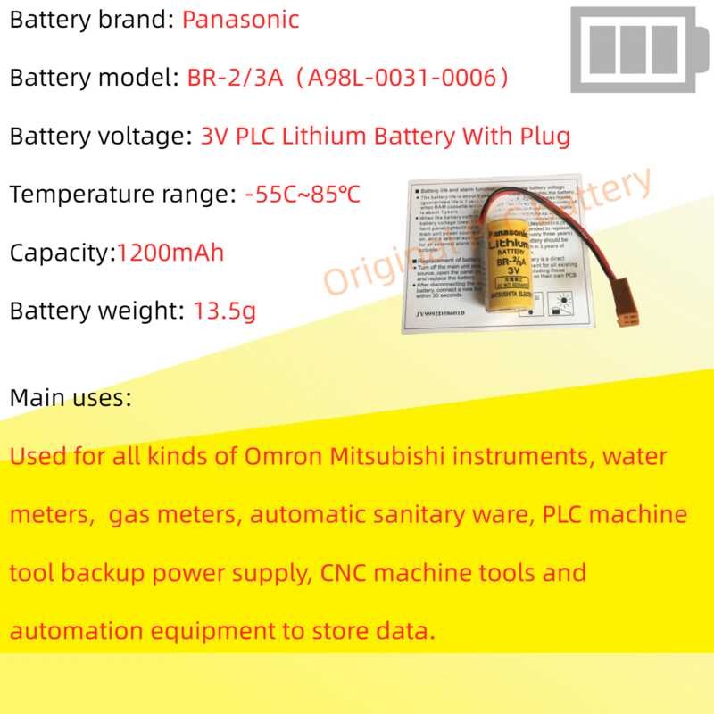 LY OriginAl FAnuc Br-2/3A 3V LitHium 17335 PLC InduStriAl Servo ...