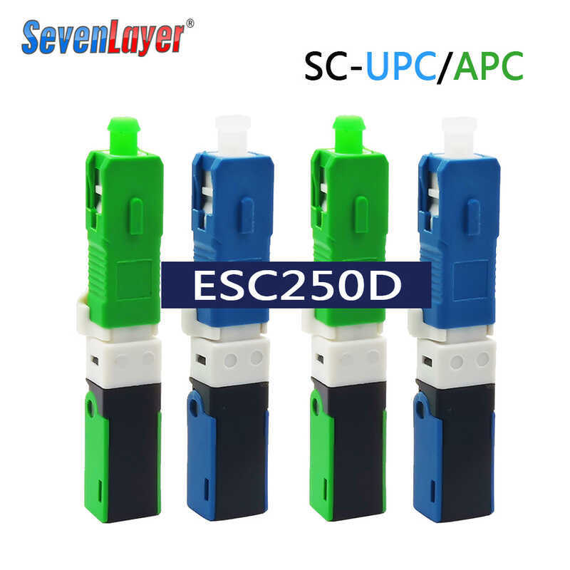 ESC250D UPC Optical fibe quick connector SC FTTH Fiber Optic Fast ...