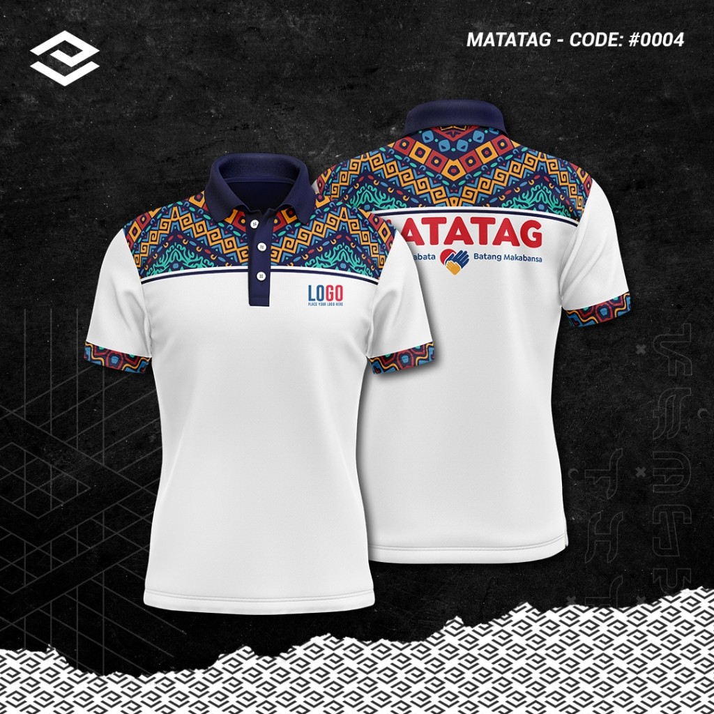 Full Sublimation Matatag Polo, Matatag School Uniform, Matatag Polo ...