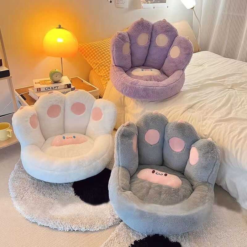 Wind INS Cute Cat Paw Back One-Piece Ating Tatami Mat Or Lazy Sofa Seat ...