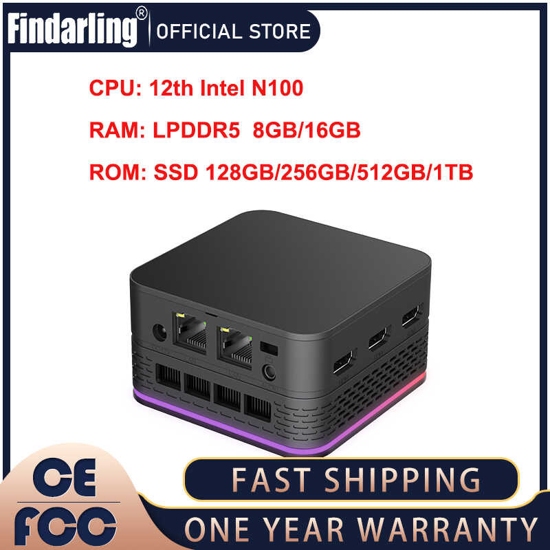 T9 Plus Quad Core Windows 11 Pro Mini Pc, Intel Alder Lake N100, 8Gb/16Gb Lpddr5 256/512Gb/1Tb ...