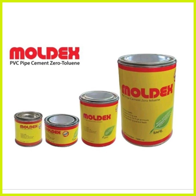 ♠ ♣ MOLDEX PVC PIPE CEMENT ZERO-TOLUENE 50ML,100ML,400ML, 1000ML ...