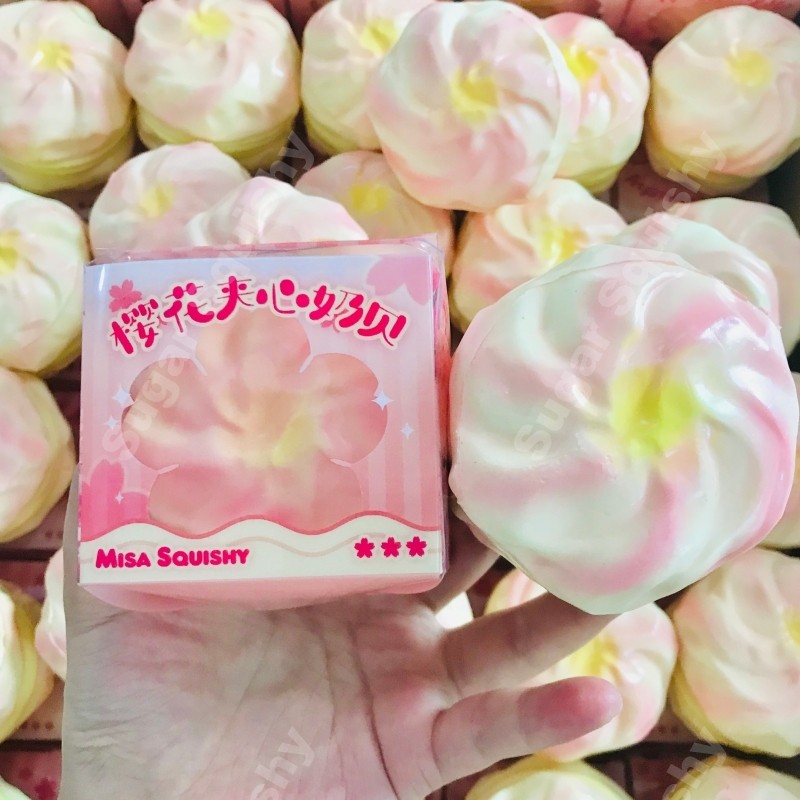 Sugar Squishy Cherry Blossom Fluff Slow Rising Squishy | Shopee Philippines