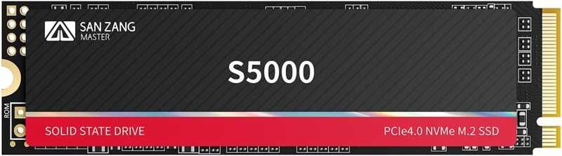 Master S5000 SANZANG SSD 2TB PCIe Gen 4x4, M.2 2280 3D NAND NVMe ...