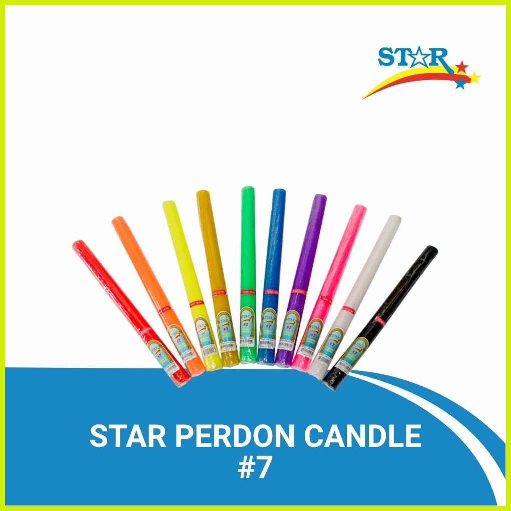 Star Perdon Candle # 7 (Per Candle Stick) | Shopee Philippines