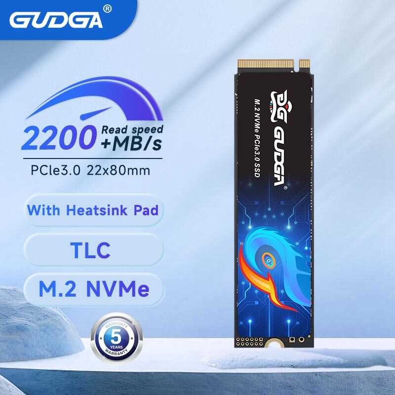 SSD GUDGA M2 NVME 128Gb 256Gb 512Gb 1Tb Pcie 3.0 M Key Gen3*4 Internal ...