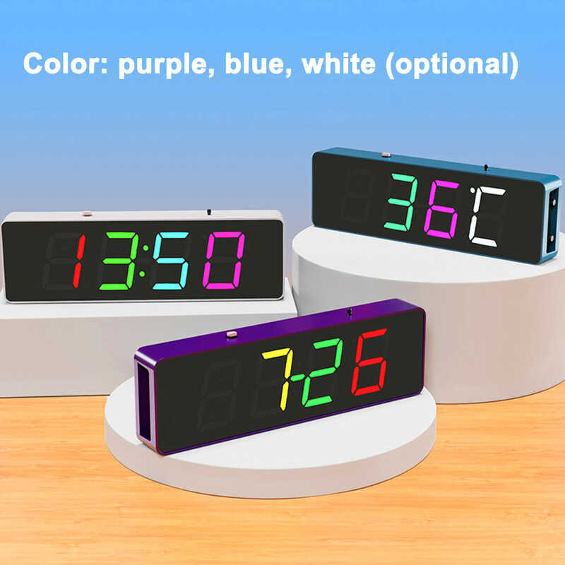 Esp8266 ☆ Iot Colorful Wifi Kit Intelligent Electronic Clock DIY Welding Practice Parts Set Auto ...