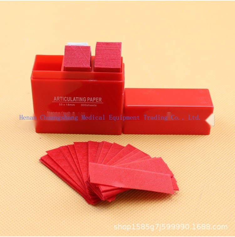 Dental Red Bite Paper Shangheini Peak Bite Paper Red Dental Oral Bite ...