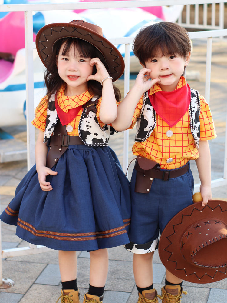 Disney Boys Dress Up Children's Cos Toy Story Woody Clothes Halloween ...