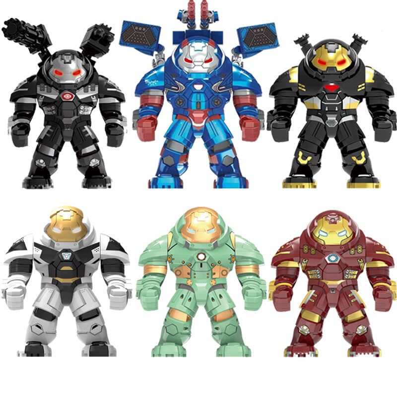 2024 Superhero Hulkbuster Building Bloc Mini Action Figures · Avengers ...