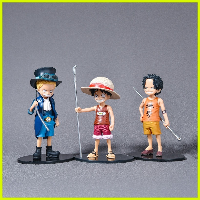 ♈ ⚽︎ ☬ One Piece Puppet Anime Handmade Luffy Sabo Essan Sauron Model ...