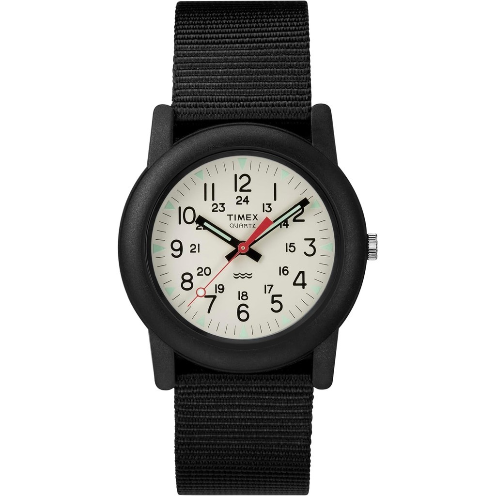 Timex Camper 34mm Japan Limited Black Dial Resin Quartz 34MM Watch ...