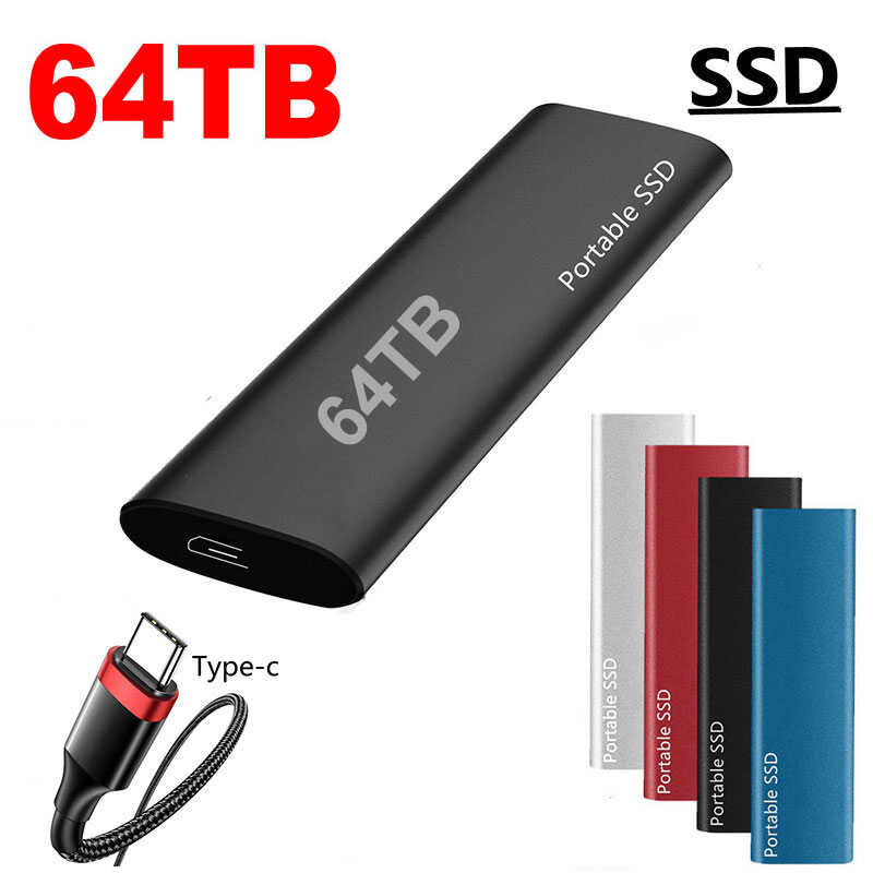 Original Portable Hard 2Tb 128Tb Mobile Solid State Drive USB 3.1 ...