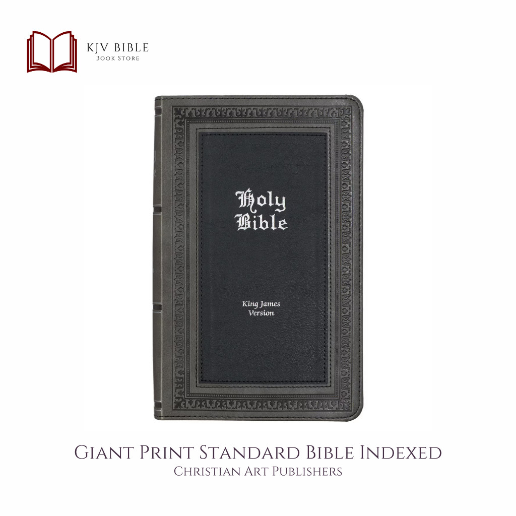 KJV179 | King James Version Giant Print Standard Indexed Gray Black ...